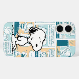 Peanuts | Snoopy Comic Pattern Case-Mate iPhone Case | Zazzle