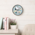 Peanuts | Snoopy Comic Pattern Clock | Zazzle