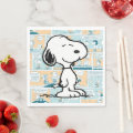 Peanuts | Snoopy Comic Pattern Napkins | Zazzle