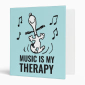 Peanuts | Snoopy Dancing 3 Ring Binder | Zazzle