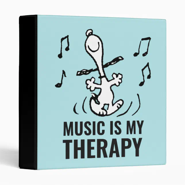 Peanuts | Snoopy Dancing 3 Ring Binder | Zazzle