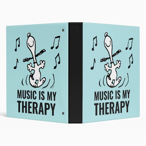 Peanuts | Snoopy Dancing 3 Ring Binder | Zazzle