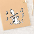 Peanuts | Snoopy Dancing Sticker | Zazzle