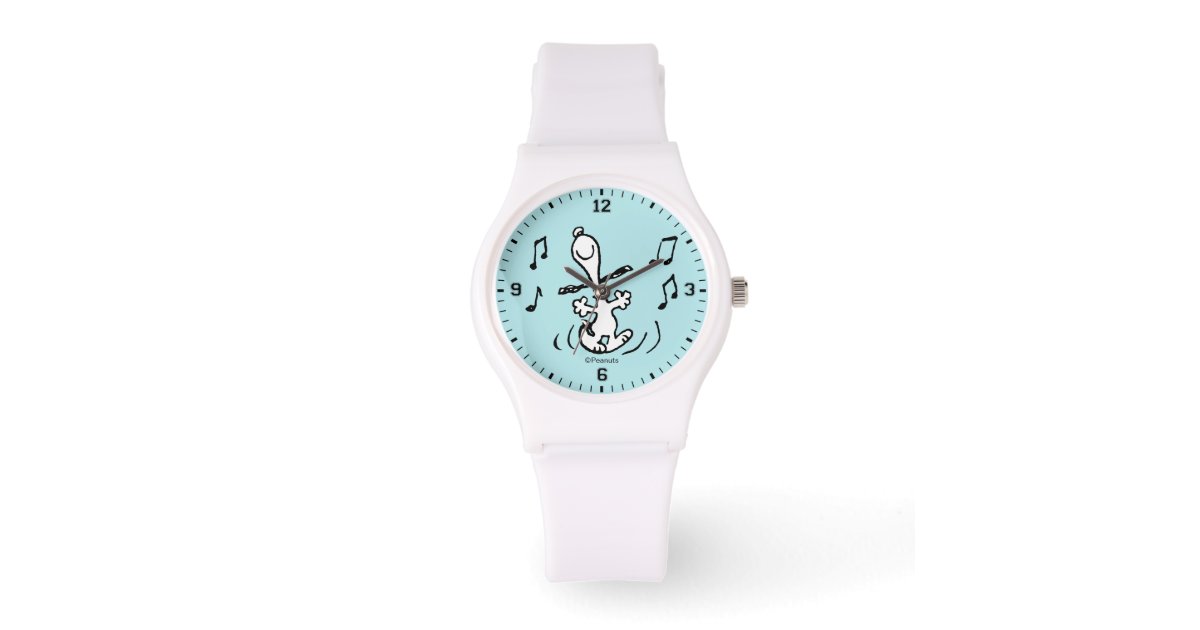 Peanuts | Snoopy Dancing Watch | Zazzle