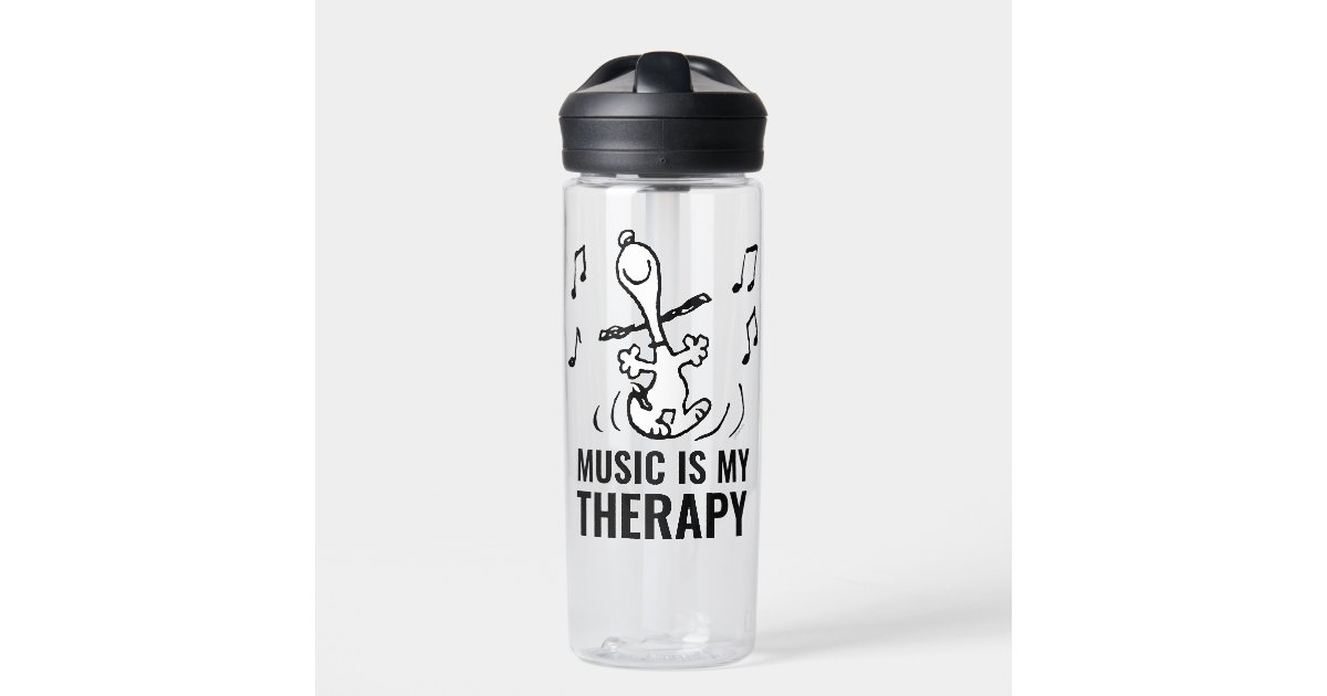 Peanuts | Snoopy Dancing Water Bottle | Zazzle