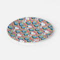 Peanuts | Snoopy Deco Dreams Pattern Paper Plates | Zazzle