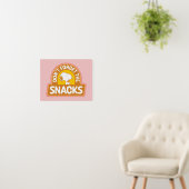 Peanuts | Snoopy Don't Forget the Snacks Foam Board | Zazzle