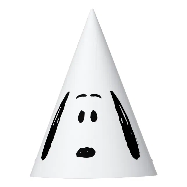 Peanuts | Snoopy Face Party Hat | Zazzle