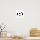 Peanuts | Snoopy Face Poster | Zazzle