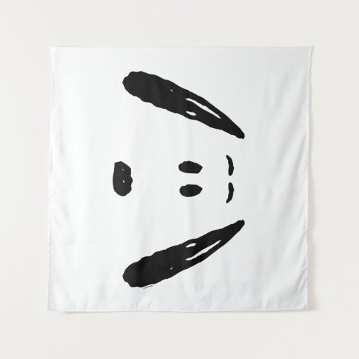 Peanuts | Snoopy Face Tapestry | Zazzle
