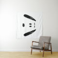 Peanuts | Snoopy Face Tapestry | Zazzle