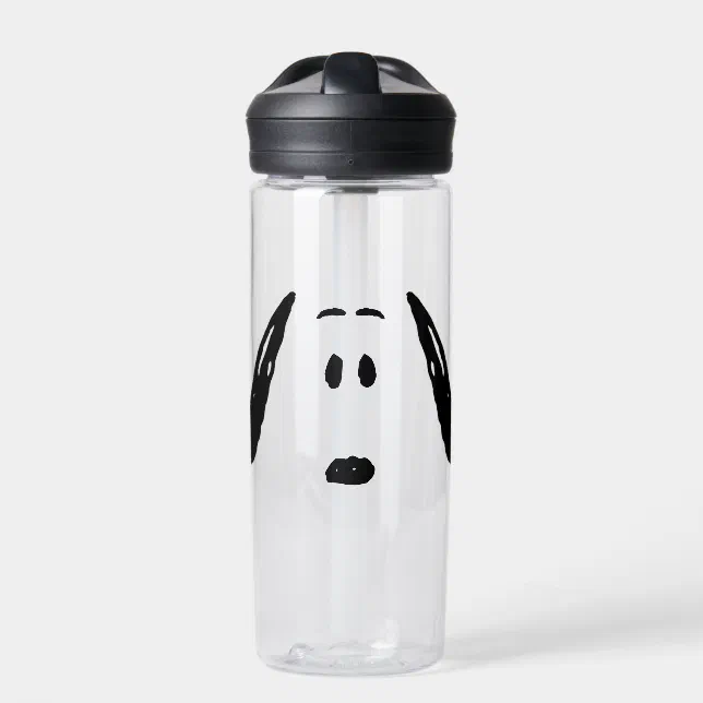 Peanuts | Snoopy Face Water Bottle | Zazzle