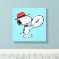 Peanuts | Snoopy Football Coach Canvas Print | Zazzle