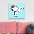 Peanuts | Snoopy Football Coach Canvas Print | Zazzle