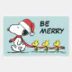 Peanuts | Snoopy & Friends Winter Scarf Rectangular Sticker | Zazzle