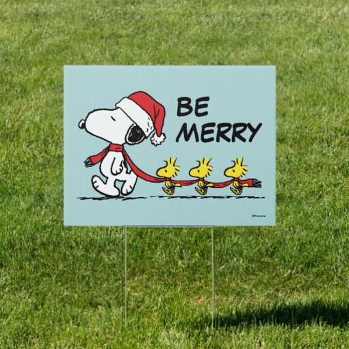 Peanuts | Snoopy & Friends Winter Scarf Sign | Zazzle