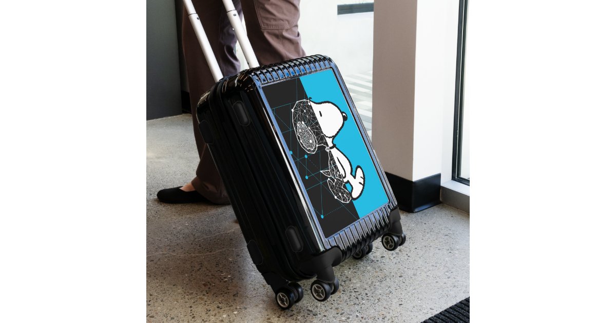 Peanuts | Snoopy Geometric Design Luggage | Zazzle