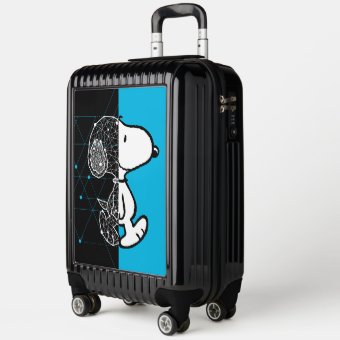 Peanuts | Snoopy Geometric Design Luggage | Zazzle