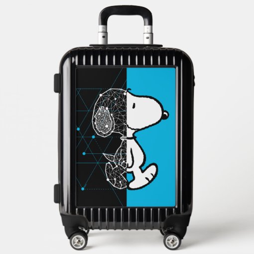 Peanuts | Snoopy Geometric Design Luggage | Zazzle