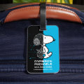 Peanuts | Snoopy Geometric Design Luggage Tag | Zazzle