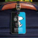 Peanuts | Snoopy Geometric Design Luggage Tag | Zazzle