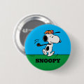 Peanuts | Snoopy Golf Swing Button | Zazzle
