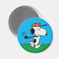 Peanuts | Snoopy Golf Swing Magnet | Zazzle