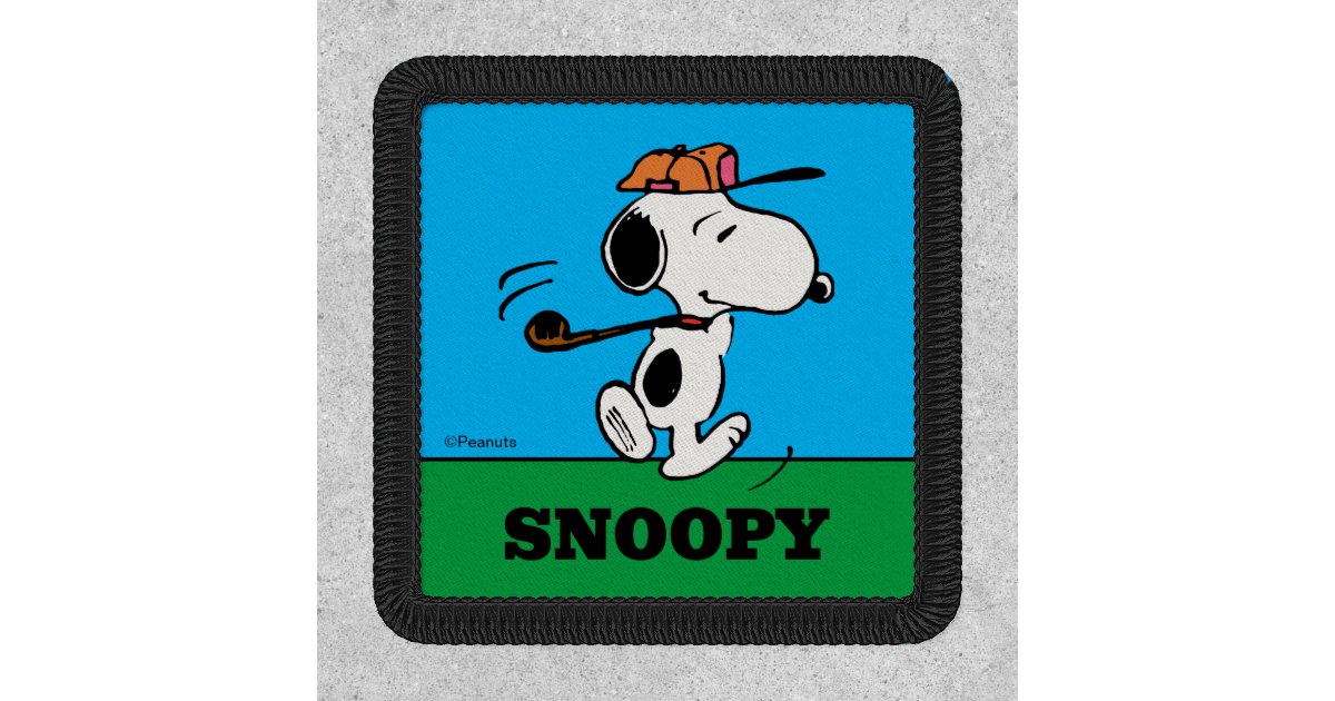 Peanuts | Snoopy Golf Swing Patch | Zazzle