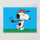 Peanuts | Snoopy Golf Swing Postcard | Zazzle