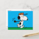 Peanuts | Snoopy Golf Swing Postcard | Zazzle
