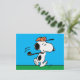 Peanuts | Snoopy Golf Swing Postcard | Zazzle
