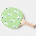 Peanuts | Snoopy Green Deco Dreams Pattern Ping Pong Paddle | Zazzle