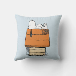 Peanuts | Snoopy Halloween Nap Throw Pillow | Zazzle
