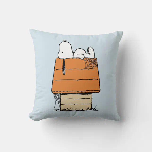 Peanuts | Snoopy Halloween Nap Throw Pillow | Zazzle