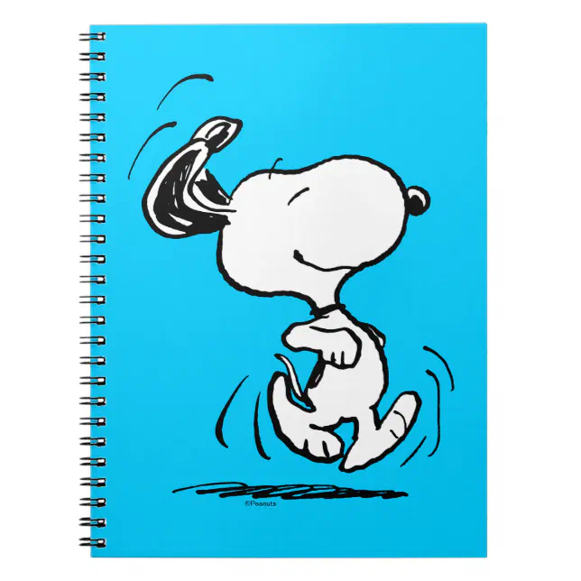 Peanuts | Snoopy Happy Dance Notebook | Zazzle