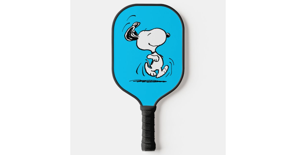 Peanuts | Snoopy Happy Dance Pickleball Paddle | Zazzle