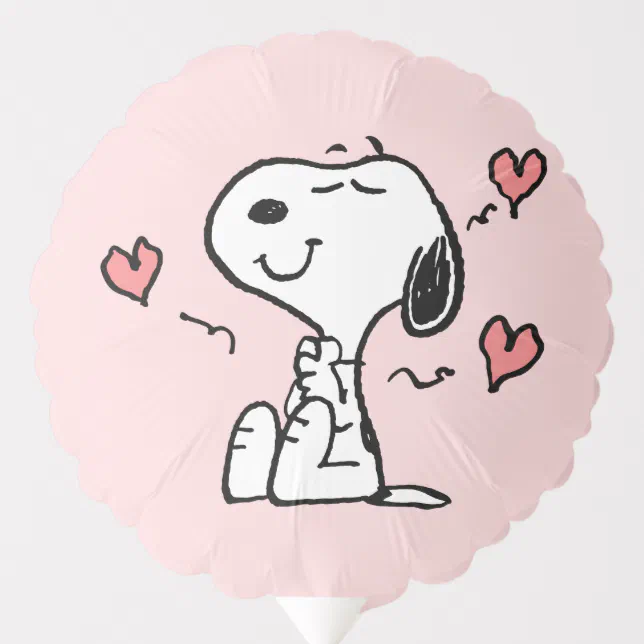Peanuts | Snoopy Hearts Balloon | Zazzle