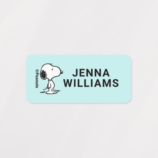 Peanuts | Snoopy Kids' Labels | Zazzle