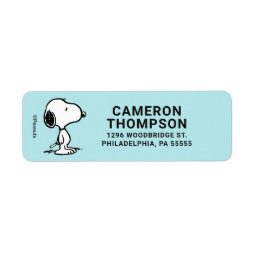 Peanuts | Snoopy Label | Zazzle