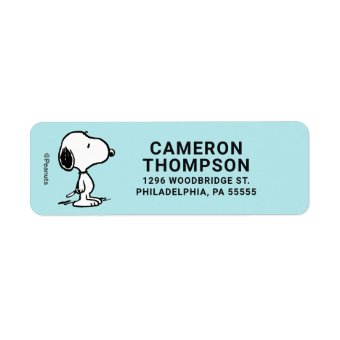 Peanuts | Snoopy Label | Zazzle