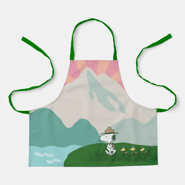 Peanuts | Snoopy Leader of the Pack Apron | Zazzle