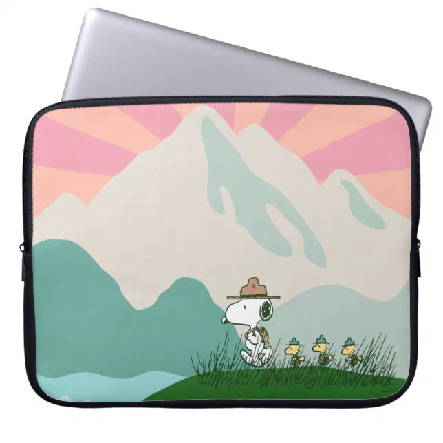 Peanuts | Snoopy Leader of the Pack Laptop Sleeve | Zazzle