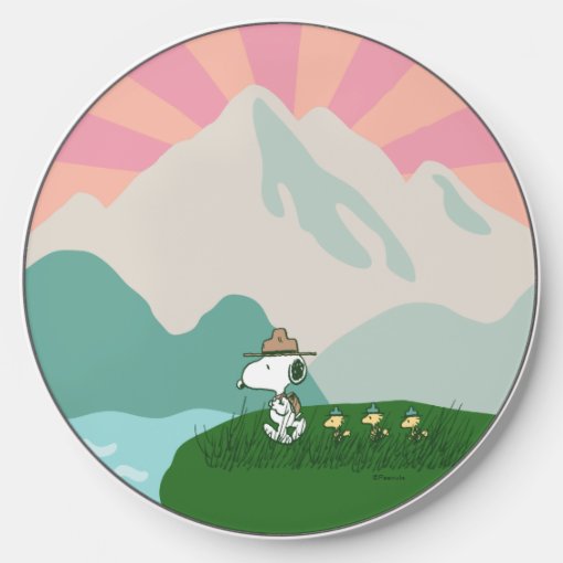 Peanuts | Snoopy Leader of the Pack Wireless Charger | Zazzle