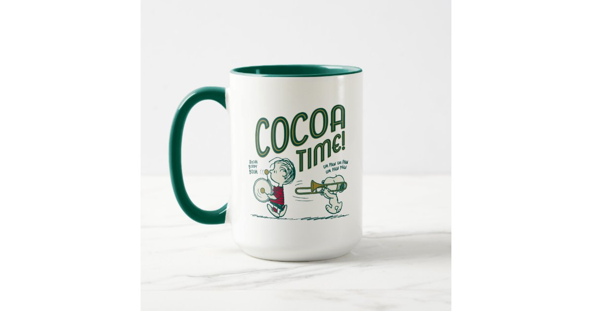 Peanuts | Snoopy & Linus Cocoa Time Mug | Zazzle