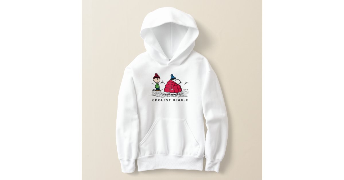 Peanuts | Snoopy & Linus Down Filled Jacket Hoodie | Zazzle