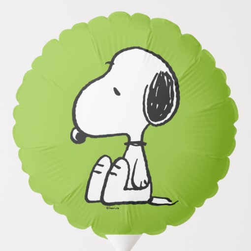 Peanuts | Snoopy Looking Down Balloon | Zazzle