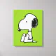 Peanuts | Snoopy Looking Down Canvas Print | Zazzle