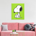 Peanuts | Snoopy Looking Down Canvas Print | Zazzle
