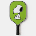 Peanuts | Snoopy Looking Down Pickleball Paddle | Zazzle