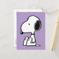 Peanuts | Snoopy Looking Down Postcard | Zazzle